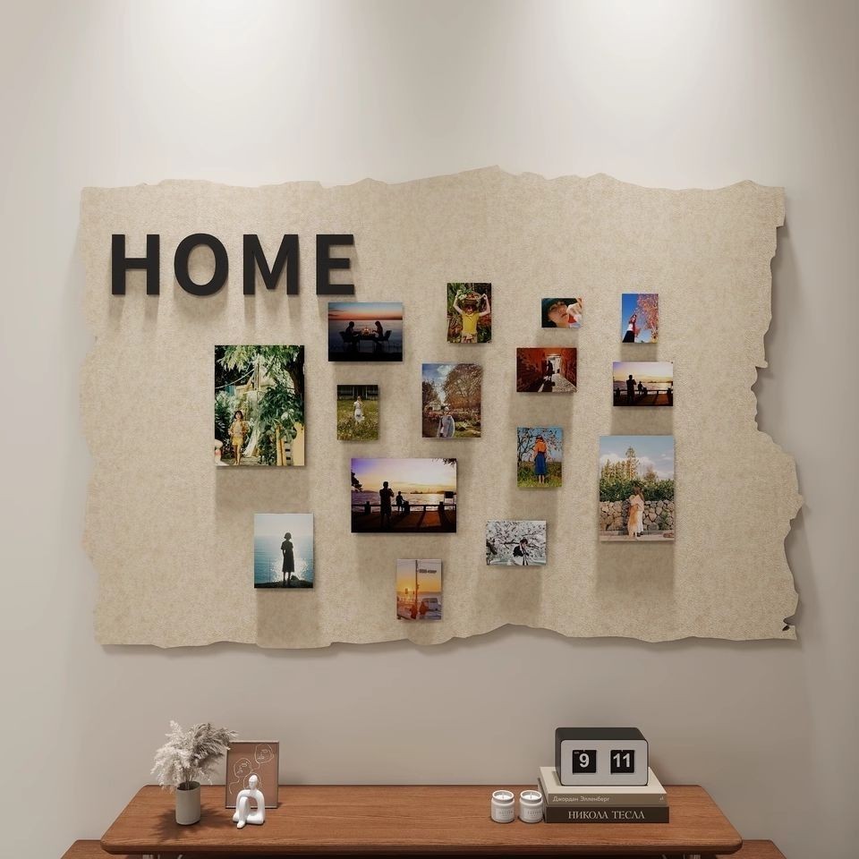 Ins Irregular Felt Board Photo Wall Message Display Background Entrance ...