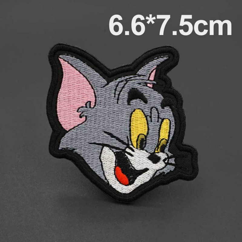Watak Kartun Tom dan Jerry Tampalan Moral Sulaman Tampalan Velcro ...