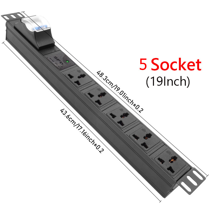 PDU power cabinet socket, 16A 4000W/32A 8000W air switch industrial ...