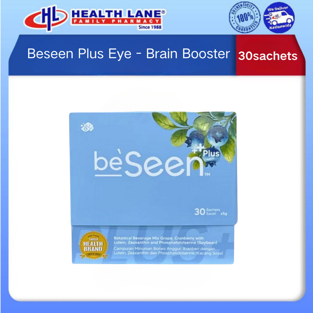 Spot Goods BeFree BeSeen Plus Vitamin Eye-Brain Booster (30 Sachets ...