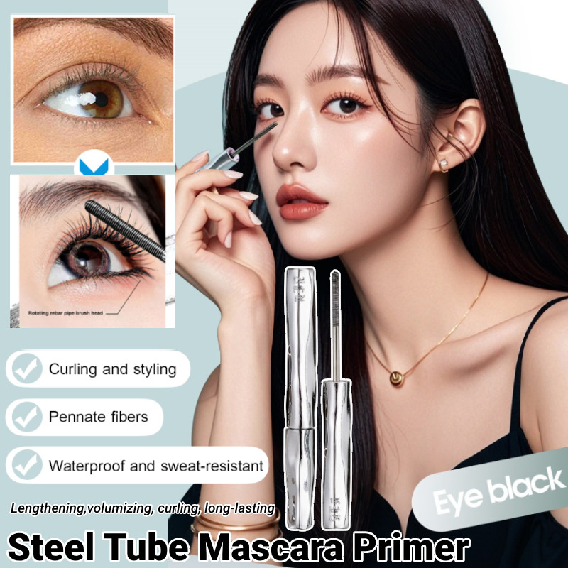[Thick/Curly]Steel Pipe Eyelash Primer Waterproof No smudge Female Long ...