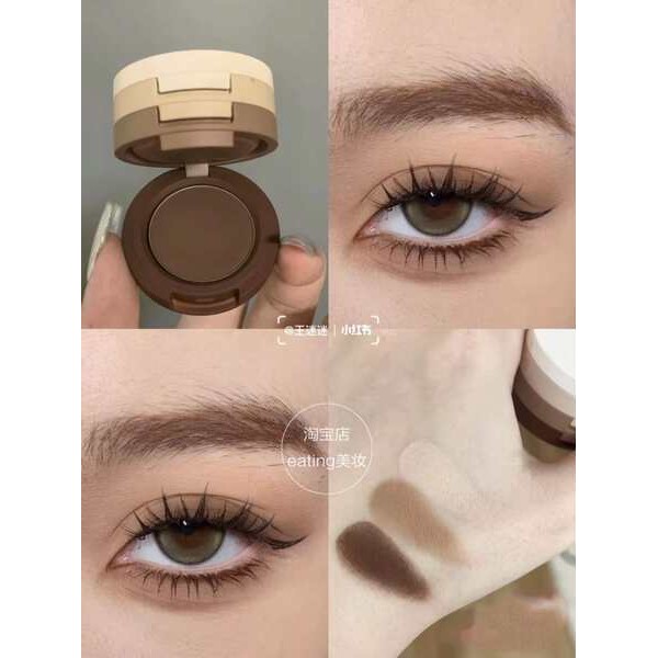 eyeshadow eyeshadow palette Pembayang mata coklat kelabu kotak bento ...