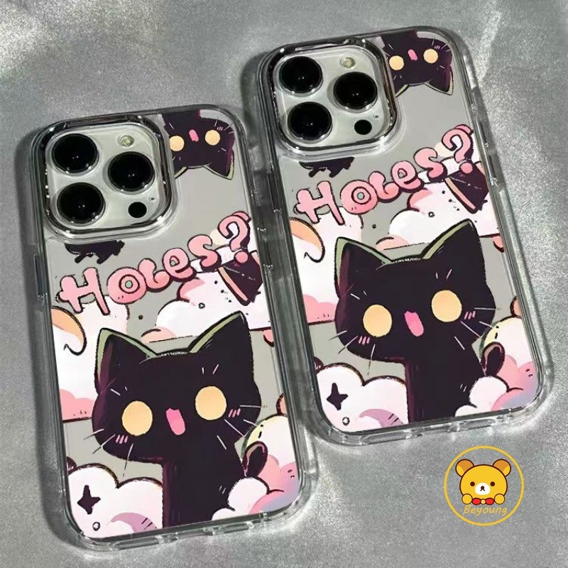 Cartoon Black Cat Phone Case For OPPO A98 A79 A59 A16K A16E A2M A3X A3 ...