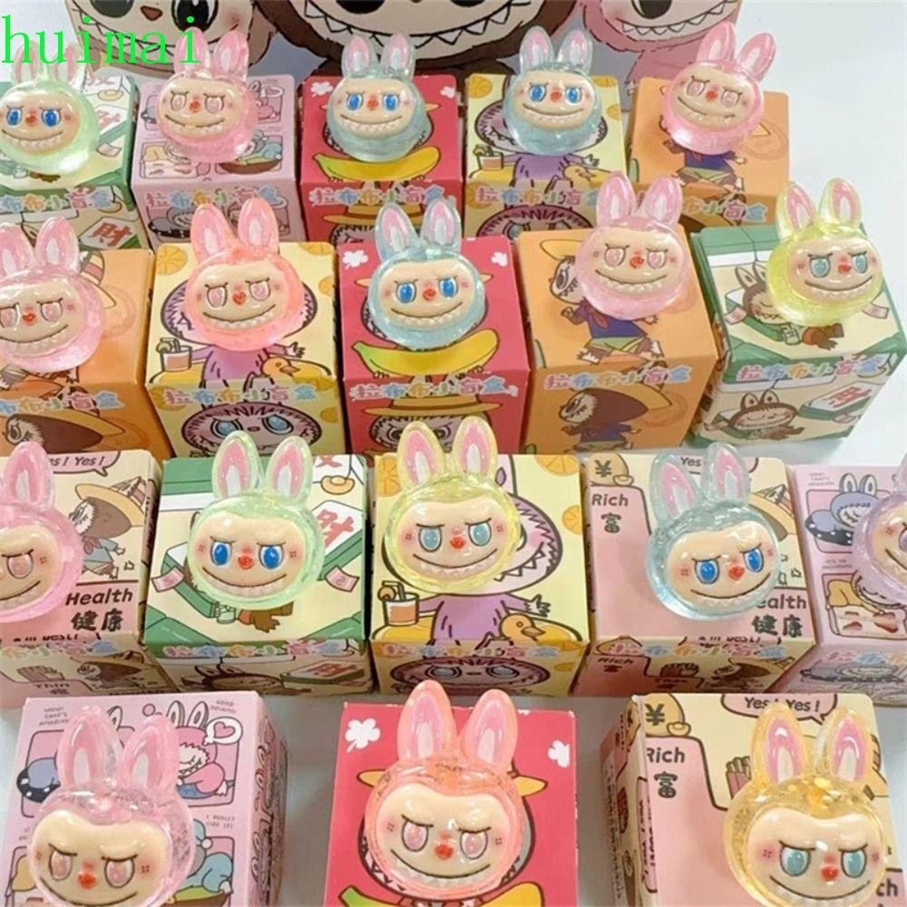 HUIMAI 48Pcs/set Mini Labubu Model, Pvc DIY Crafts Labubu Figurines ...