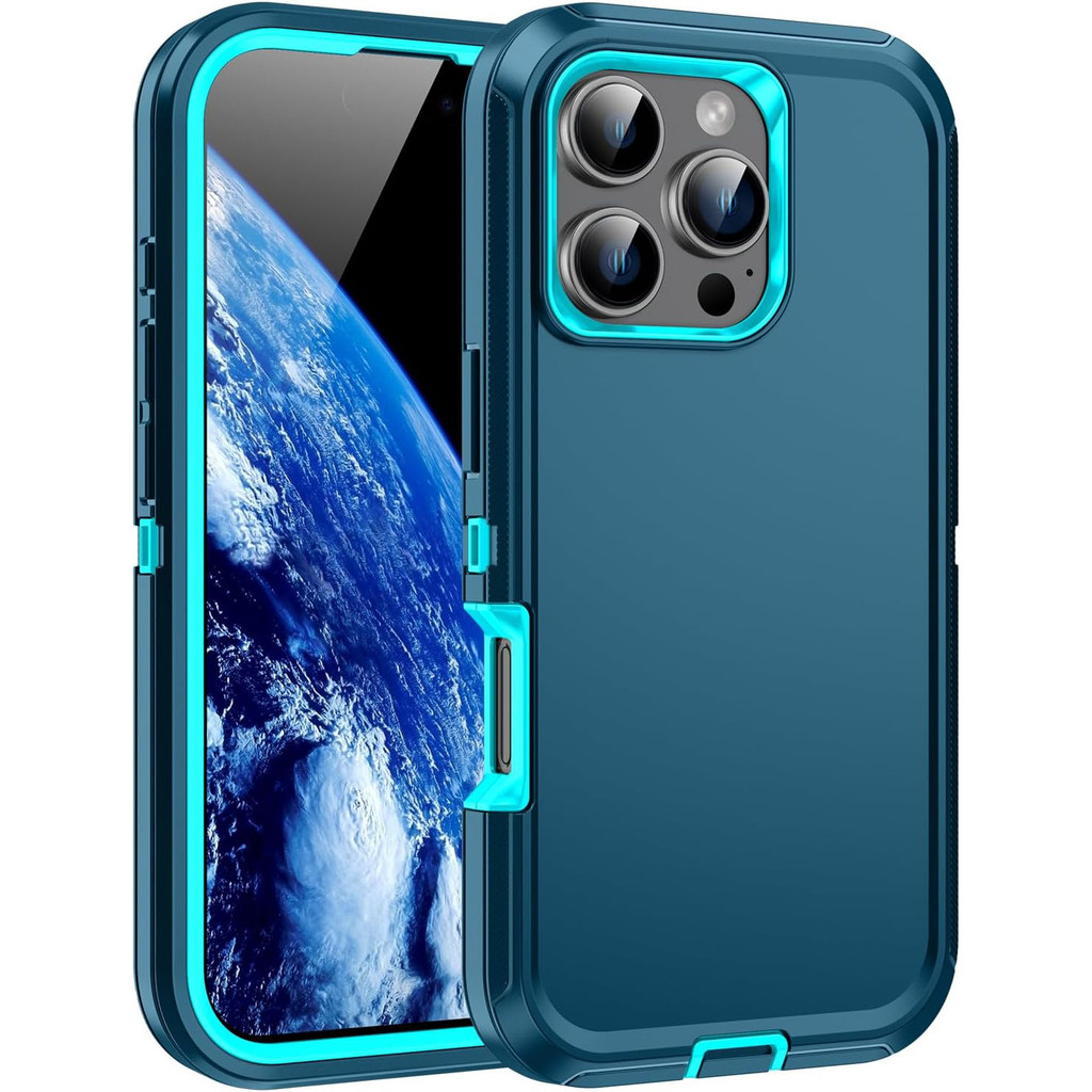 For iPhone 16 15 14 13 12 Pro Max Armor Case Men Women Shockproof 3 ...