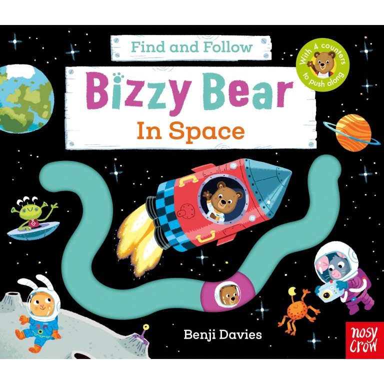 Bizzy Bear Find and Follow: In Space * With Audio File QRCode * (Hard Page Book)/Benji Davies ...