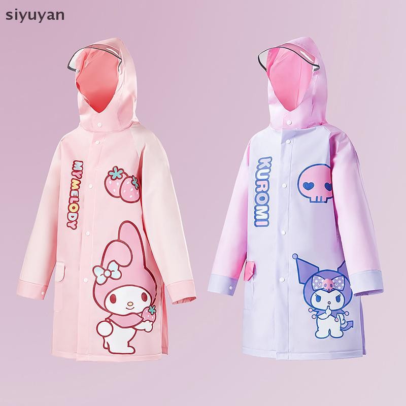 Si Children's Raincoat Boys And Girls Waterproof Kids Baby Poncho Kindergarten Primary School ...