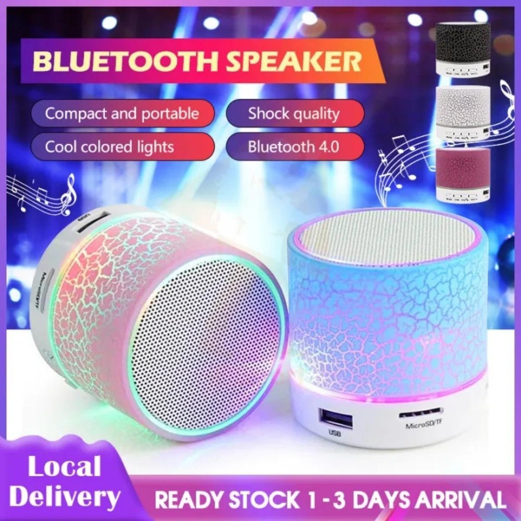 A9 Wireless Bluetooth Speaker Card Mini Car Subwoofer Outdoor ...