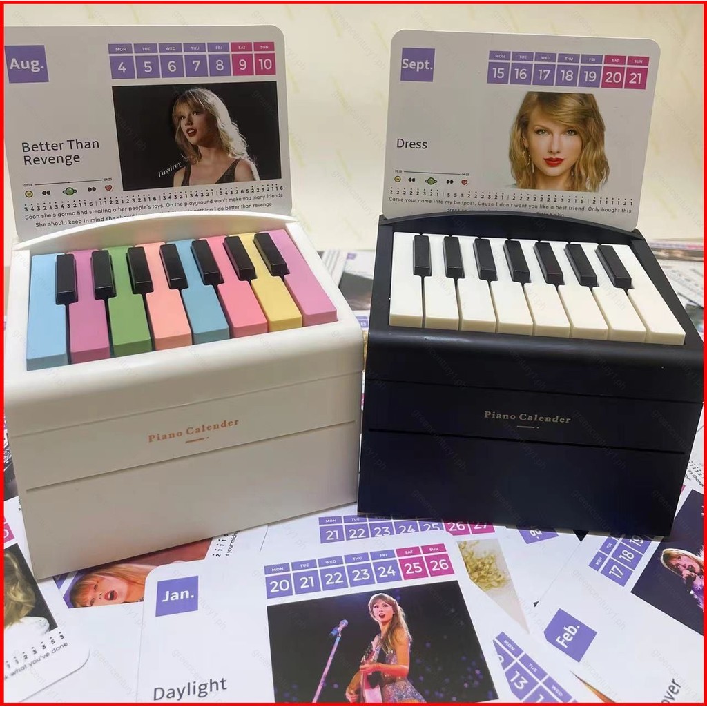 YS Taylor Swift Playable Piano Calendar Birthday Gift For Girls 52 Song ...