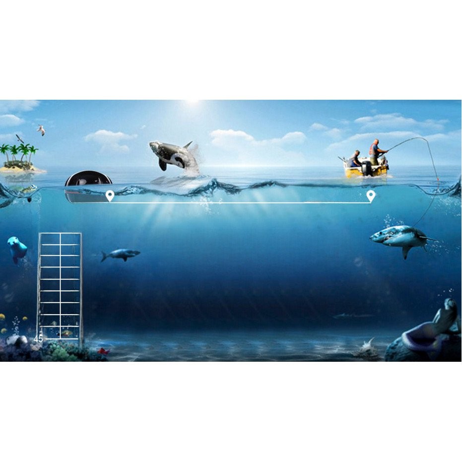 Fish Finder Wireless Sonar Underwater Visible High-Definition Fishing ...