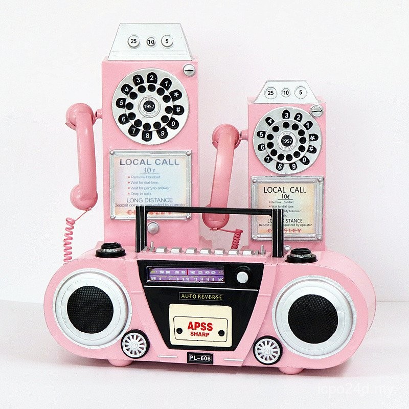 Rakaman retro, radio, model mesin telefon, alat peraga fotografi alat ...
