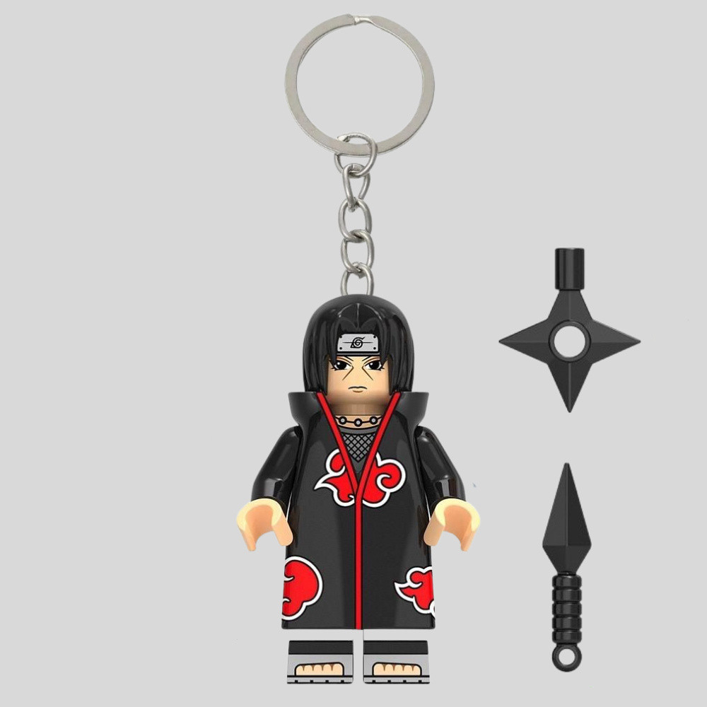 Itachi Akatsuki LEGO Keychain | Lego Itachi Keychain | Naruto Series ...