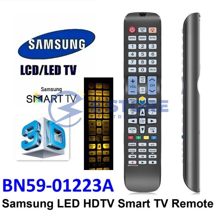 SAMSUNG BN59-01223A LCD / LED / SMART TV Remote Control | Shopee Malaysia