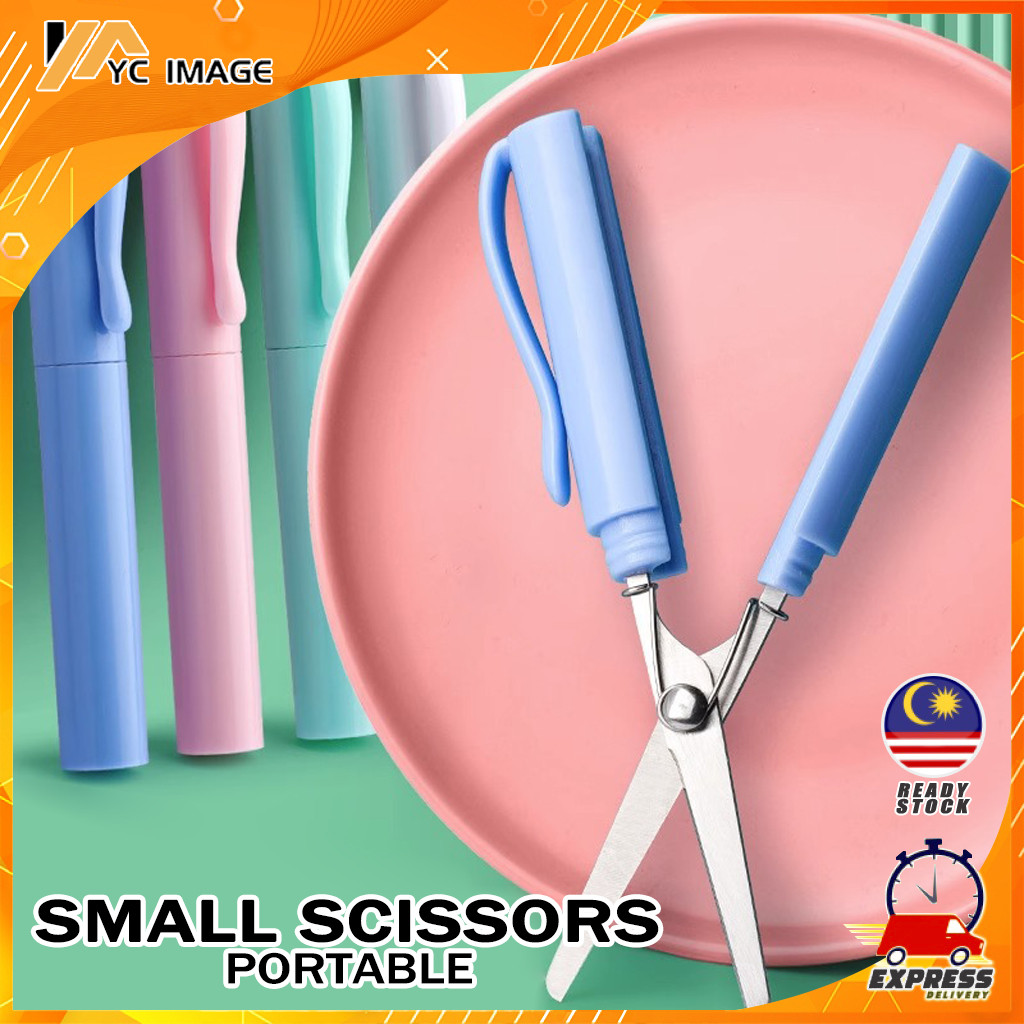Mini Portable Small Scissor Keychain Scissor Pen Foldable Scissor ...
