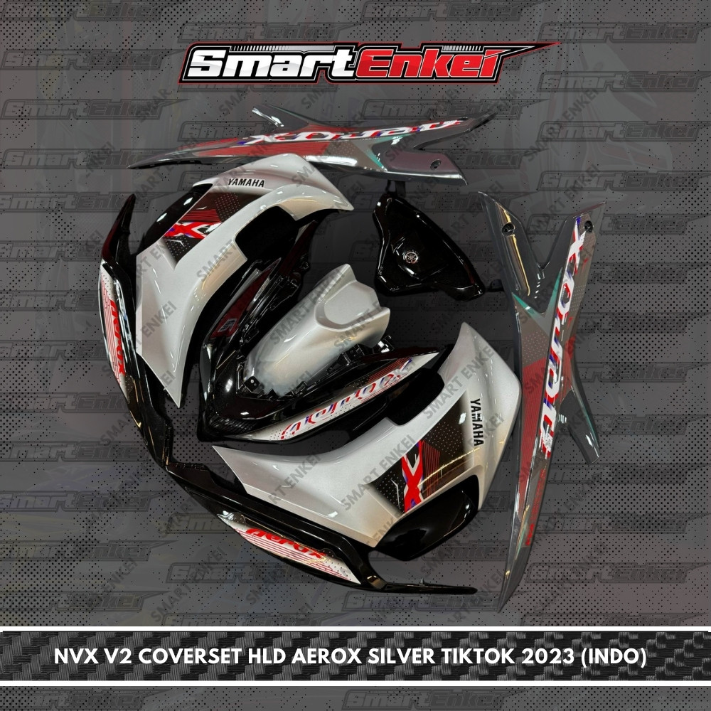 HLD - COVERSET NVX V2 HLD AEROX SILVER TIKTOK INDO 2023 | Shopee Malaysia