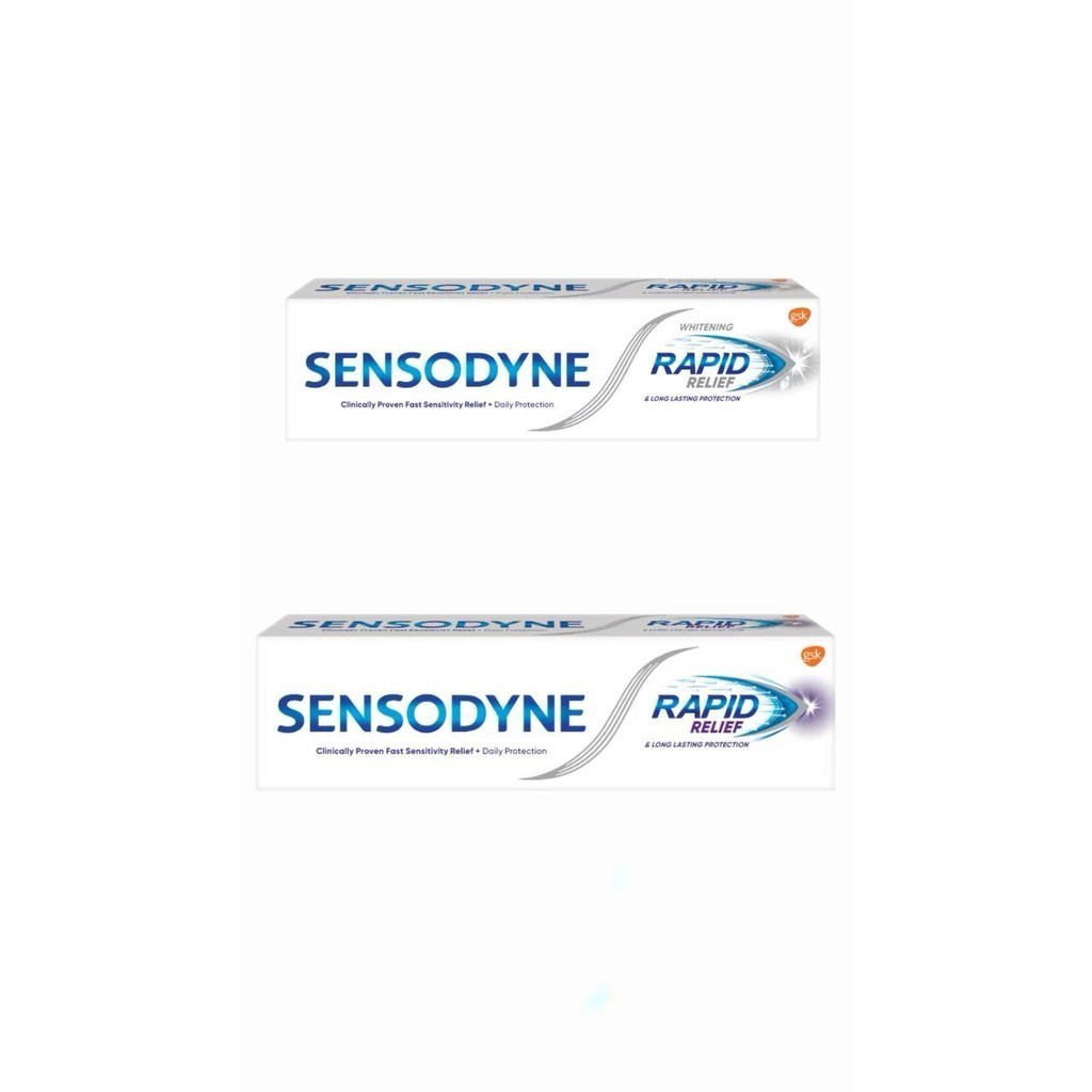 SENSODYNE RAPID RELIEF ORIGINAL | RAPID RELIEF WHITENING 100G (EXP: 04/ ...