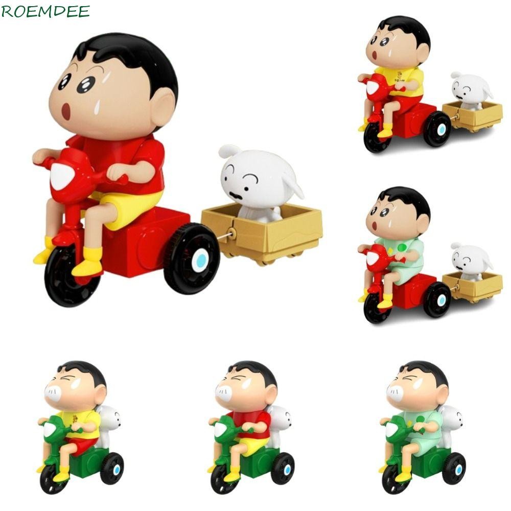 ROEMDEE Crayon Shin-Chan Clockwork Doll, Dynamic Shin-Life Series White ...