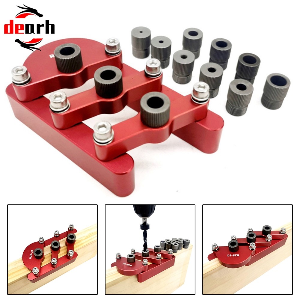 [DRHT] Self Centering Dowelling Jig Dowel Drilling Pocket Hole Jig ...