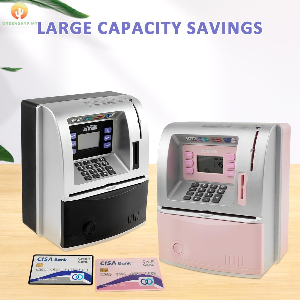 ATM Machine Safe Talking ATM Piggy Bank Upgraded ATM Piggy Bank for ...