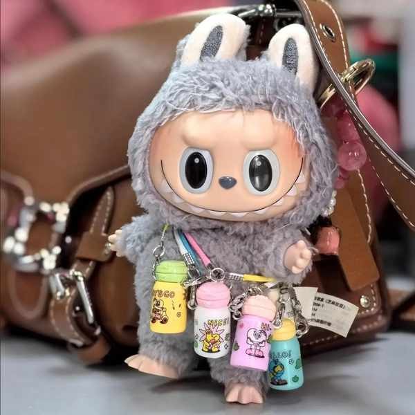 labubu macaron labubu popmart Labu kain cerek musim bunga liar di rumah ...