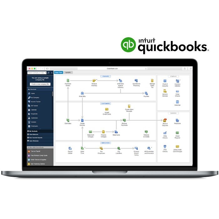 Intuit QuickBooks Pro (FULL VERSION) ACCOUNTING INVENTORY BILLING FOR ...