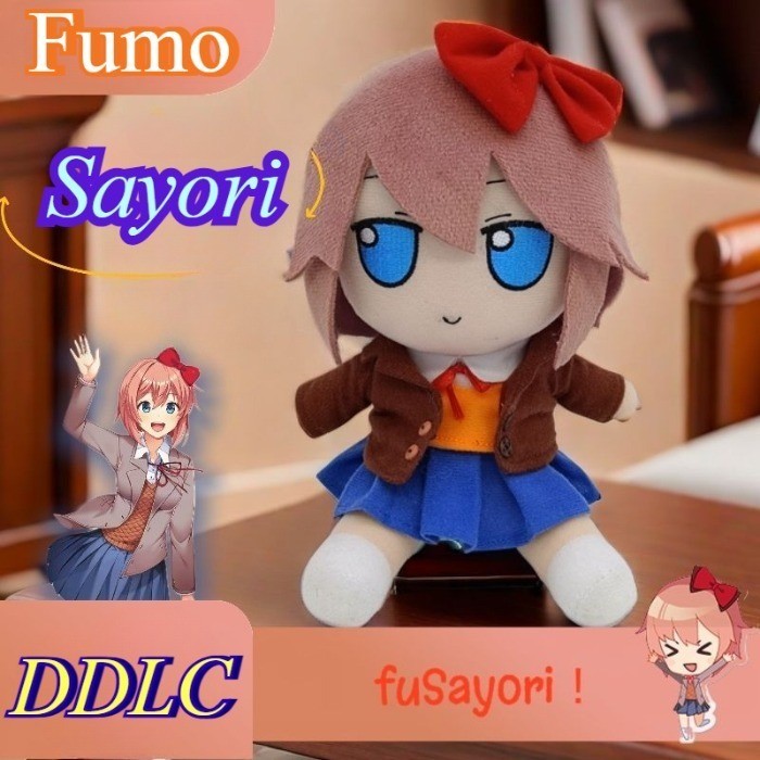 Doki Doki Literature Club Sayori Natsuki Plush Toy Dolls Gift for Kids Home Decor Stuffed Toys ...