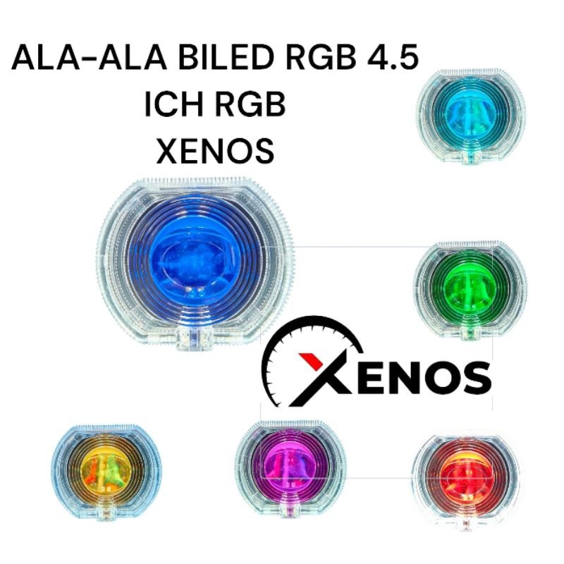 PUTIH Proje biled ala 4,5 ich RGB XENOS 7 colors devil ring should white high yellow low white ...