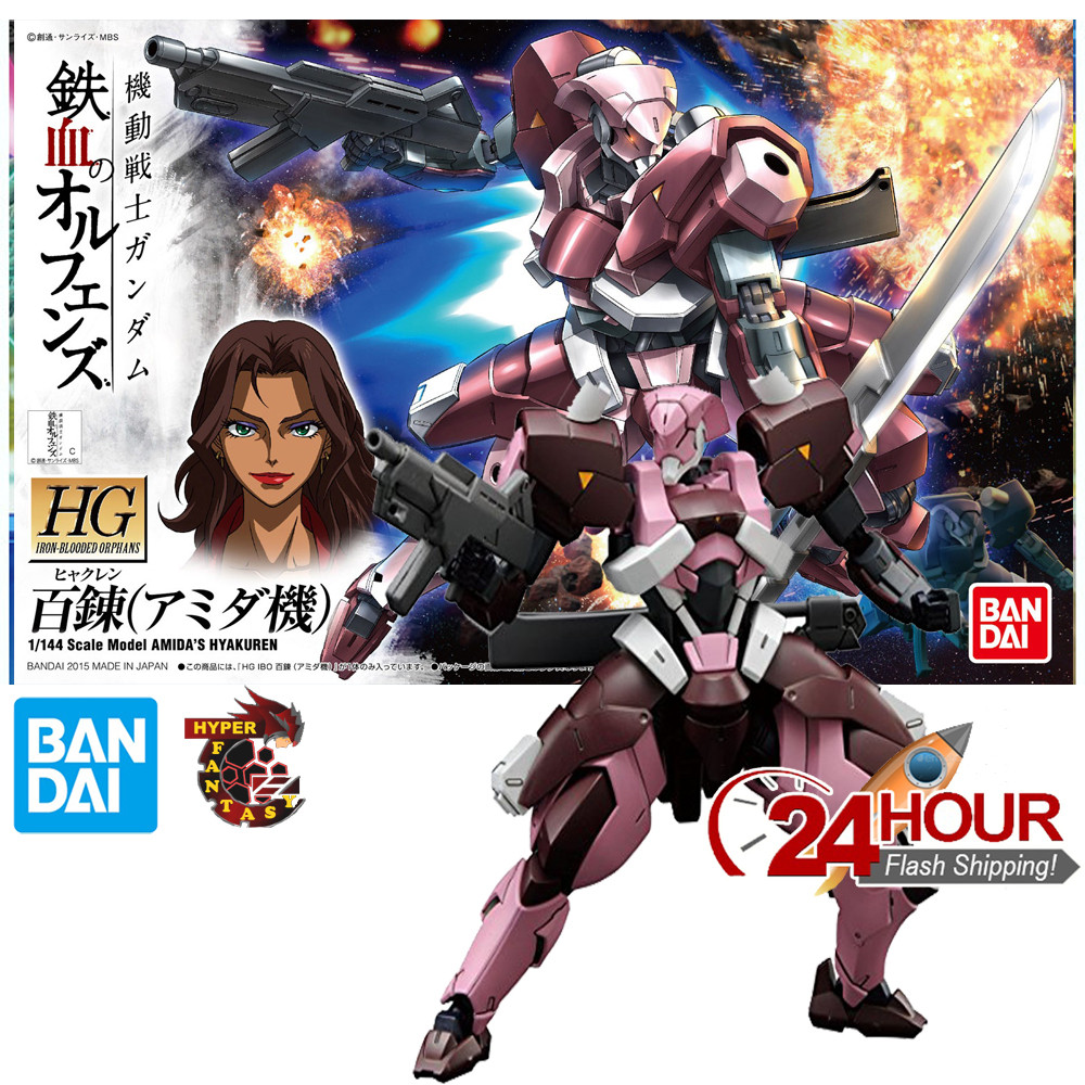 BANDAI HG IBO 1/144 Hyakuren (Amida) (Gundam Model Kits) Iron-Blooded ...