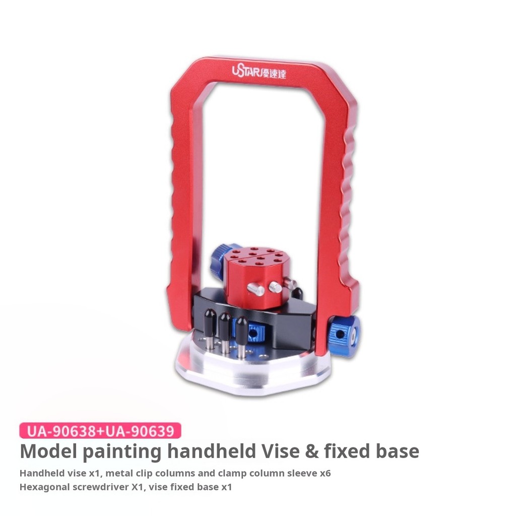 Adjustable Angle Hand Held Bench Clamp Paint Handle Detachable MINI ...