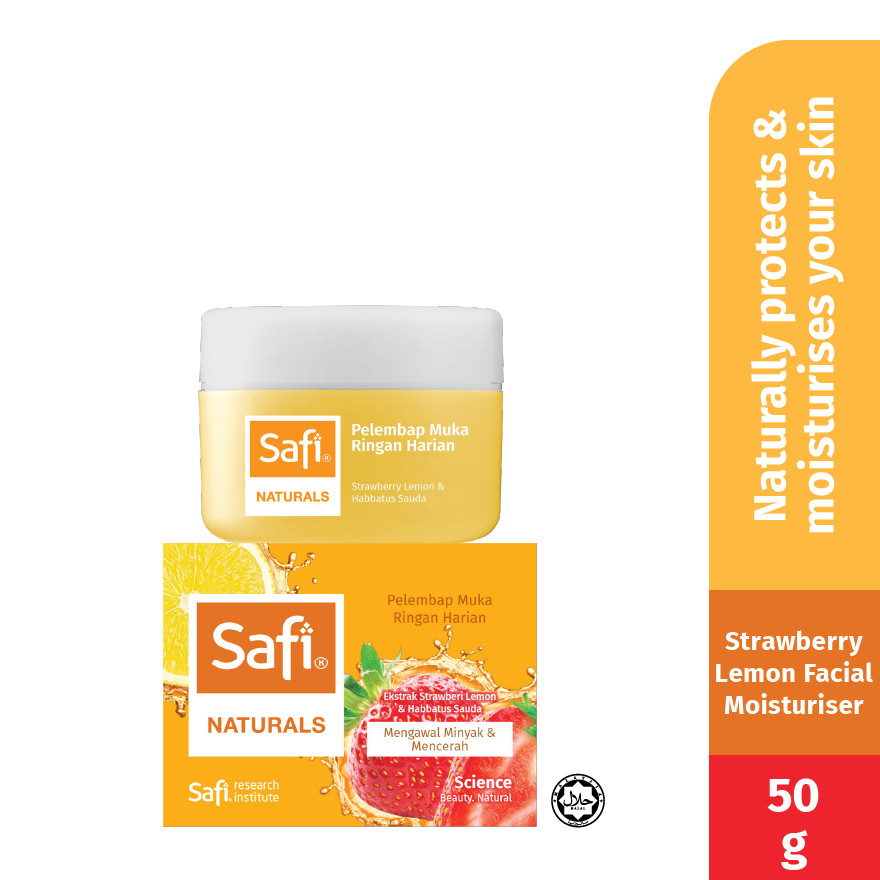 SAFI Naturals Strawberry Lemon Moisturiser 50g | Shopee Malaysia