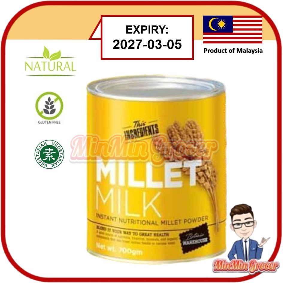 THIS INGREDIENTS Millet Milk 700gm 小米奶 | Shopee Malaysia