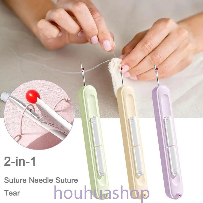 2-In-1 Double Head Needle Threading Machine Multifunctional Household ...