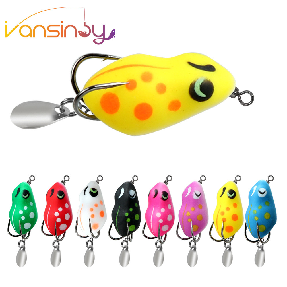 Umpan Katak Casting Fishing Lure 2.5cm/3.2g Soft Frog with Double Blood ...