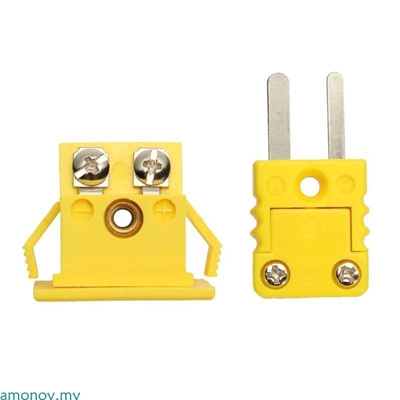 amonoy Miniature Jack Socket for Miniature Thermocouple Connector Plug ...