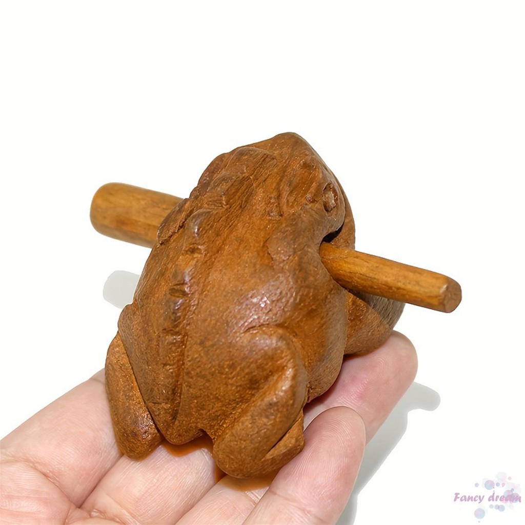 Traditional Wood Frog Guiro Rasp Feng Shui Money Frog Thailand ...