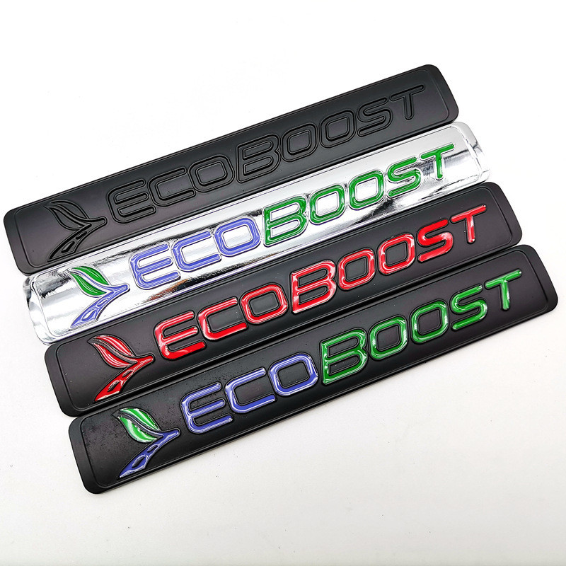 1 Piece Ford Car ECOBOOST Trunk Logo Sticker Fox Rear Tail Badge Body ...