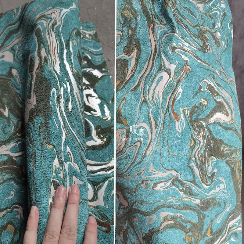 Pakaian corak gambar kreatif, bahan kain kertas laut, corak biologi ...