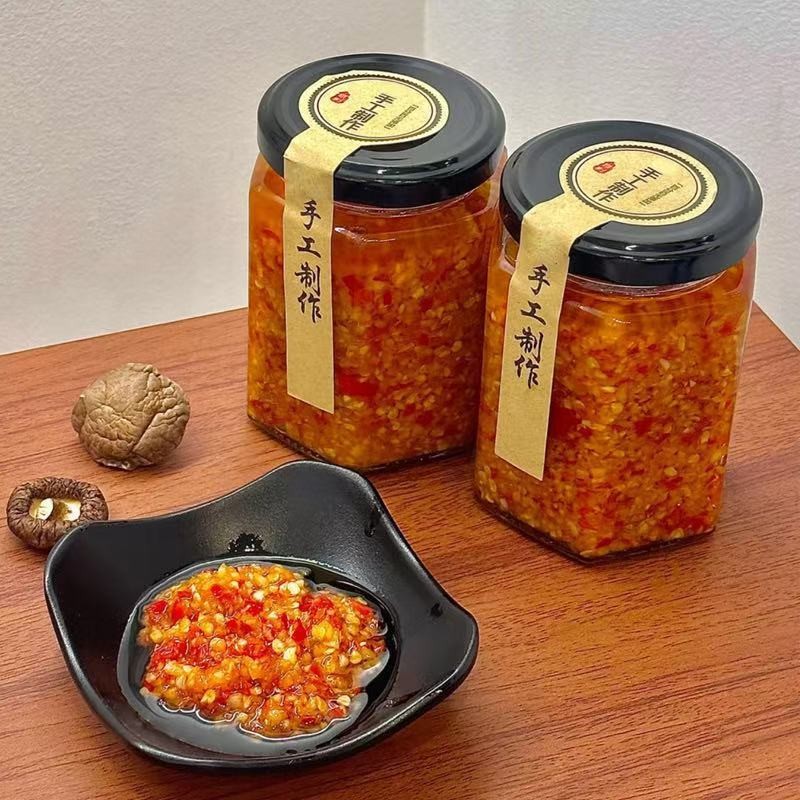 限时促销！广东肠粉猪脚饭手工潮汕农家自制蒜蓉辣椒酱特辣正宗无添加下饭Guangdong Intestine Noodles, Pig's ...