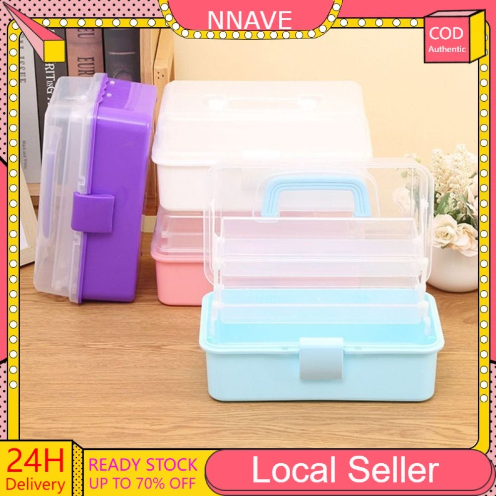2/3 Layers Storage Box Organizer plastic Large Capacity Makeup Hairpin ...