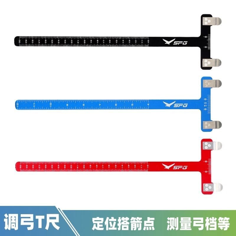 Bow Arrow Adjustment Bow T Ruler Archery Positioning Ruler Professional ...
