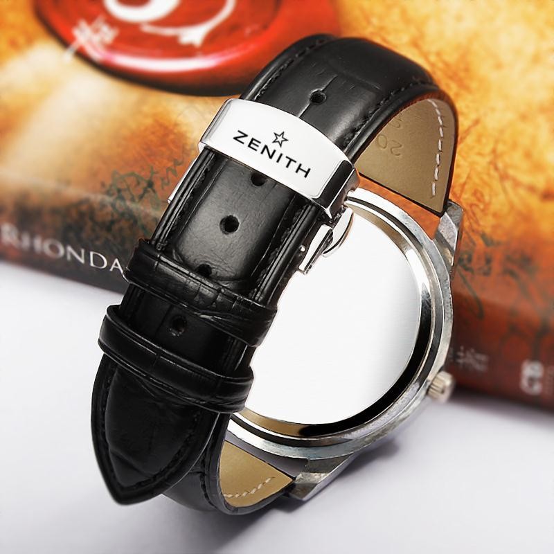 Replacement Zenith ELITE Series 03 Watch Strap - Genuine Leather Band ...