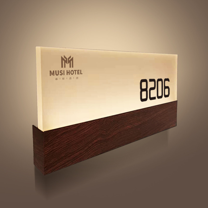 House Number House Number Signage Signage Luminous House Number With ...