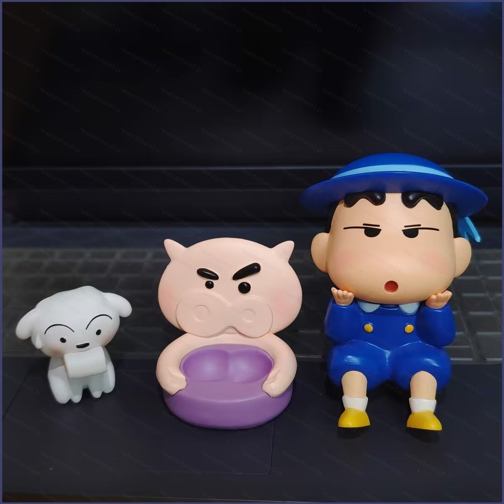 YE Crayon Shin-chan Action Figure Shinnosuke Nohara Pull stinky smelly ...