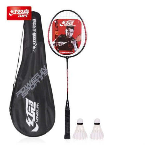 racket badminton racket Raket badminton Double Happiness tunggal ...