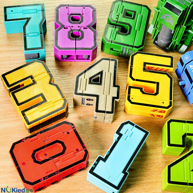 Extra Large Number Boy Educational Toy Fit Robot Symbol Genuine ...