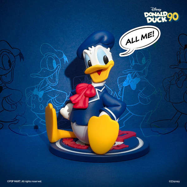 P POPMART POPMART Disney Donald Duck 90th Anniversary Series Figure ...