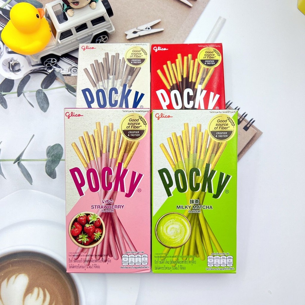 T Thailand Glico Pocky Pocky Biscuit Coating Bar Multi-flavor Influencer Chocolate PRETZ Pocky ...