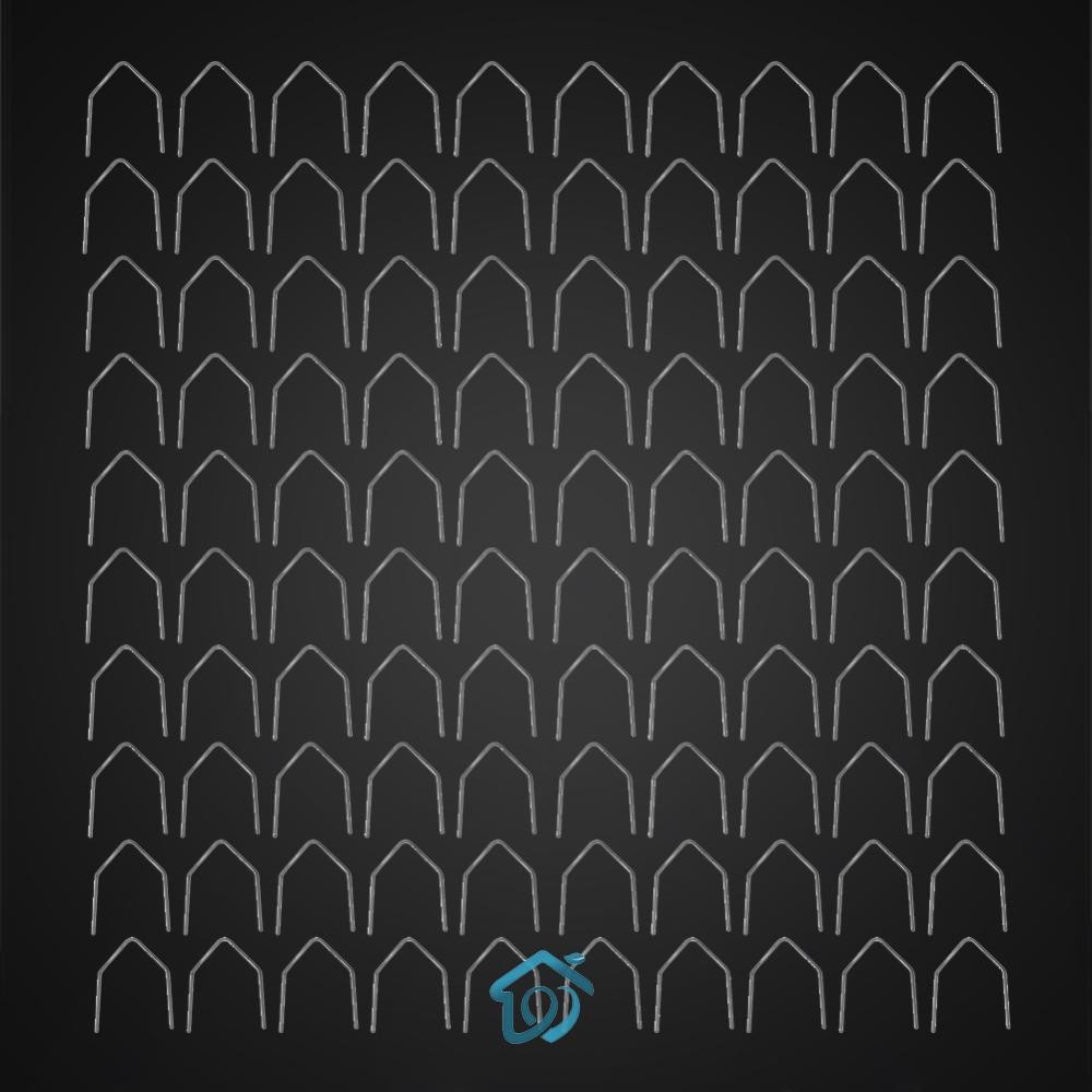 AU 100PCS Hot Stapler Staples for Automotive Plastic Weld Kit (V-shaped ...