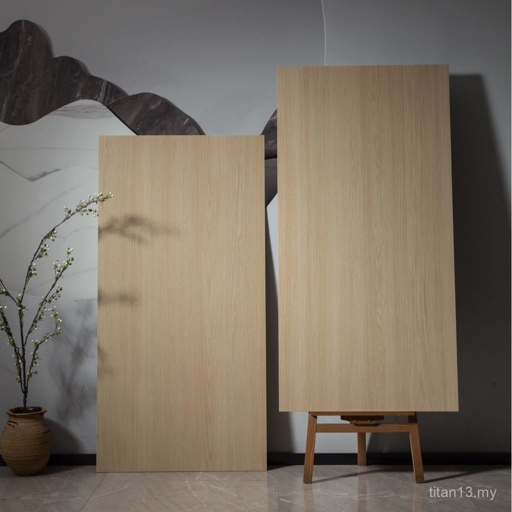 Jubin bijirin kayu lembut baldu 750x1500mm warna kayu coklat warna kayu ...