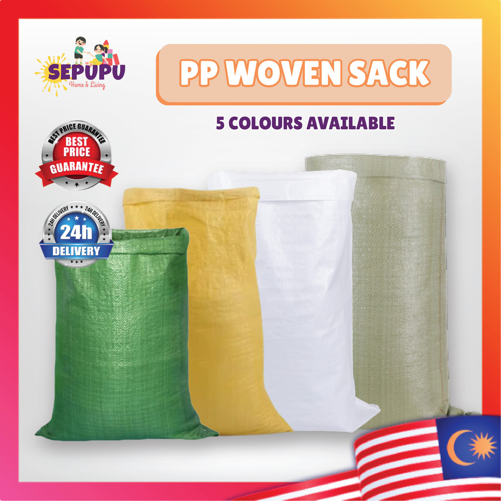 SEPUPU 1PC Large PP Woven Guni Bag Recycle Sand Courier Storage Plastic ...